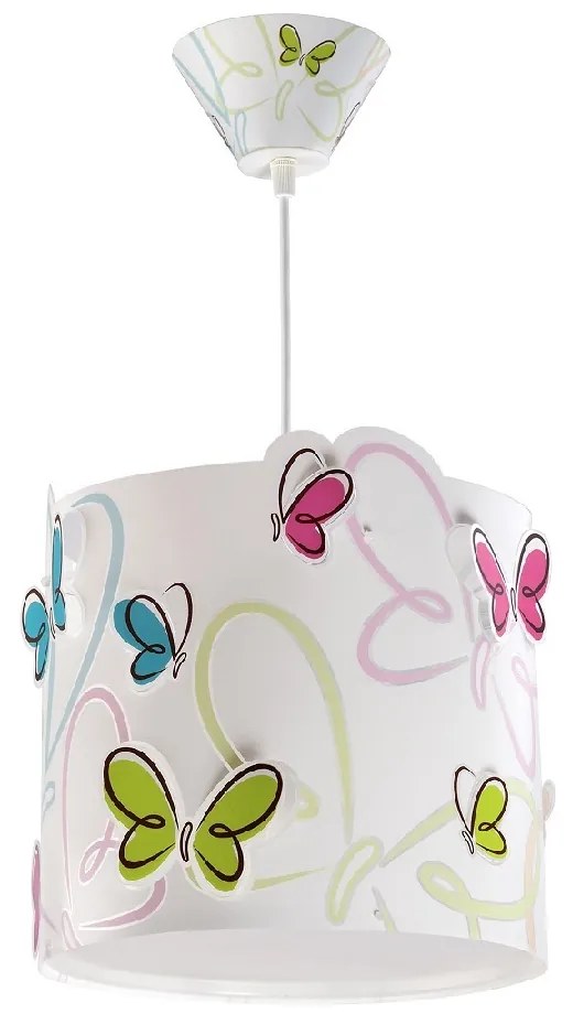 DALBER BUTTERFLY 62142 multicolor Dětské závěsné svítidlo