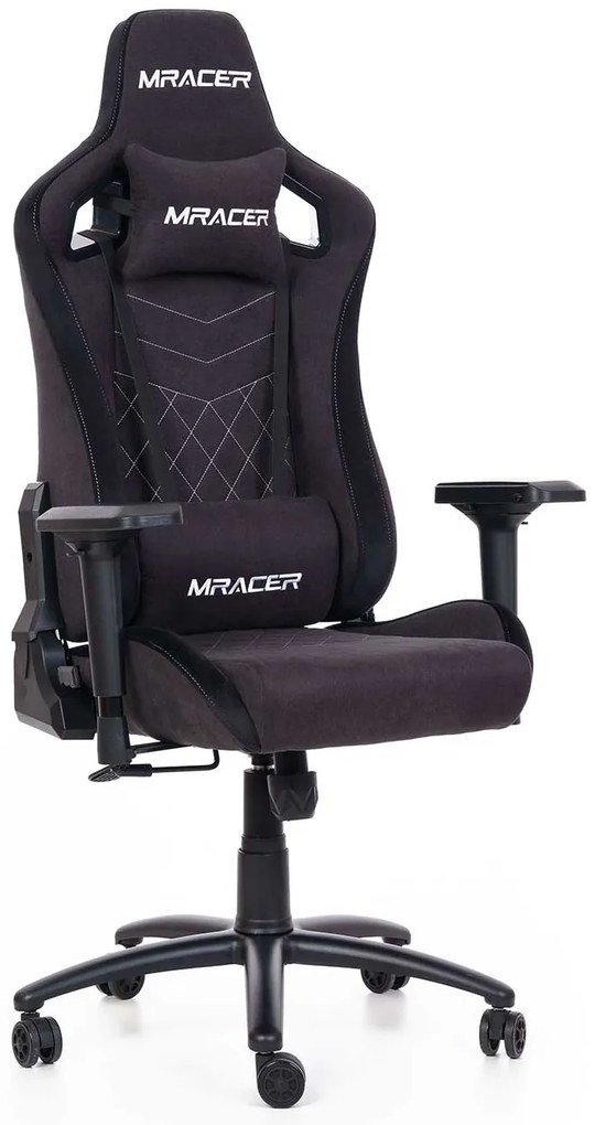 MERCURY Herní židle MRacer TITAN - černá látka