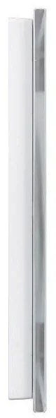 Elhard Skleněný jednoduchý rámeček Rondo Glass, bílý RG3101W