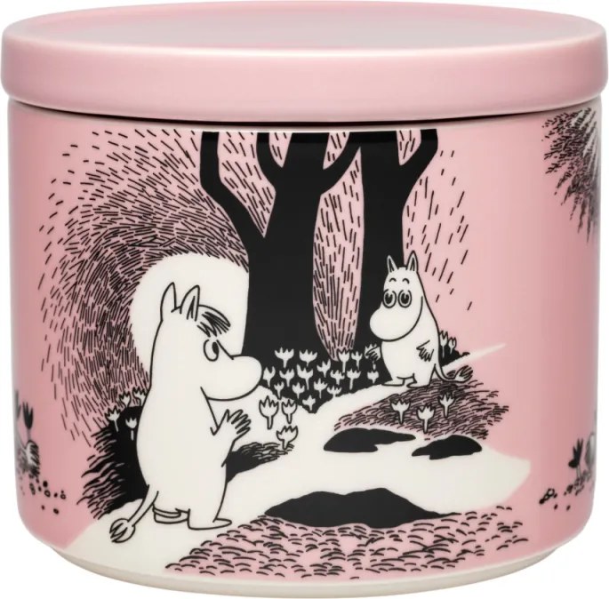 Dóza Moomin Love 0,7l, růžová / 30. výročí