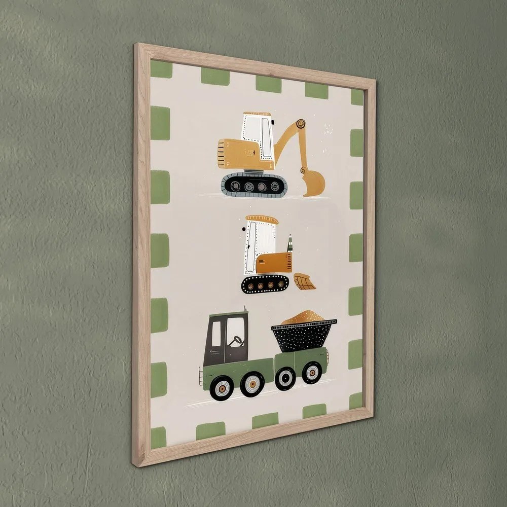 Dětský obrázek 30x40 cm Baby The Builder – Styler