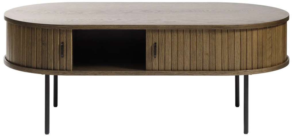 Designový konferenční stolek Vasiliy 120 cm kouřový dub