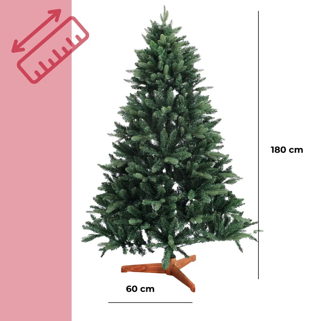 Jurhan Umělý vánoční stromeček FROST, 180cm, zelená