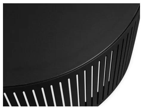 Konferenční stolek Kenozi, Barva: černá / černý molet