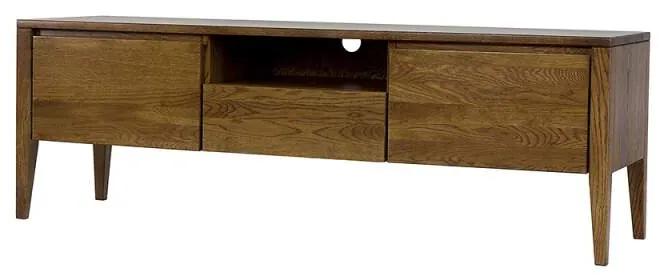 Drewmax RV335 dřevěný televizní stolek masiv dub
