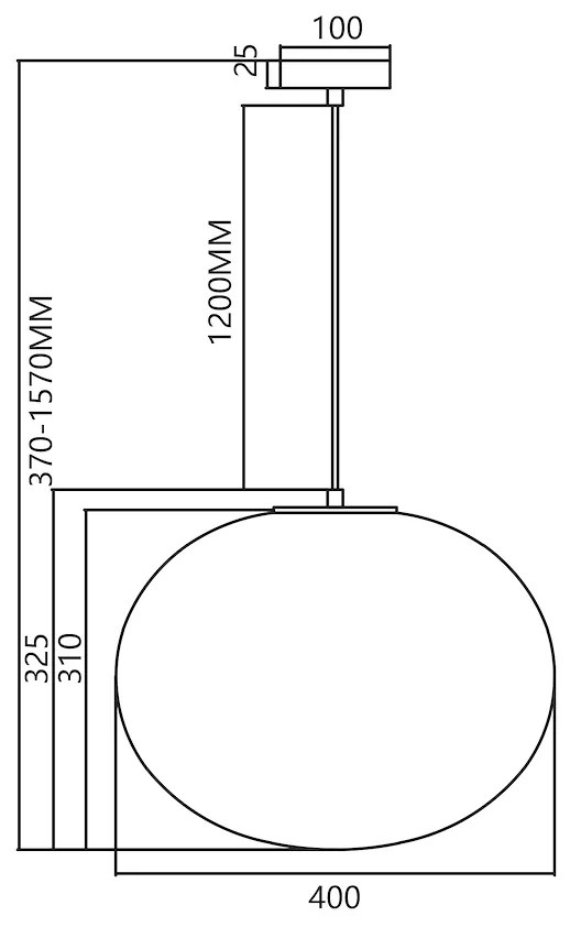 Závěsné svítidlo Campania, 1x jantarové/transparentní skleněné stínítko, g