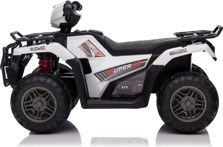 LEAN CARS Čtyřkolka na akumulátor JC915, bílá