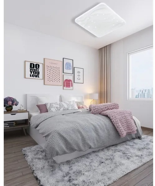 LED Stmívatelné stropní svítidlo NERIS LED/36W/230V 2700-6500K +dálkové ovládání