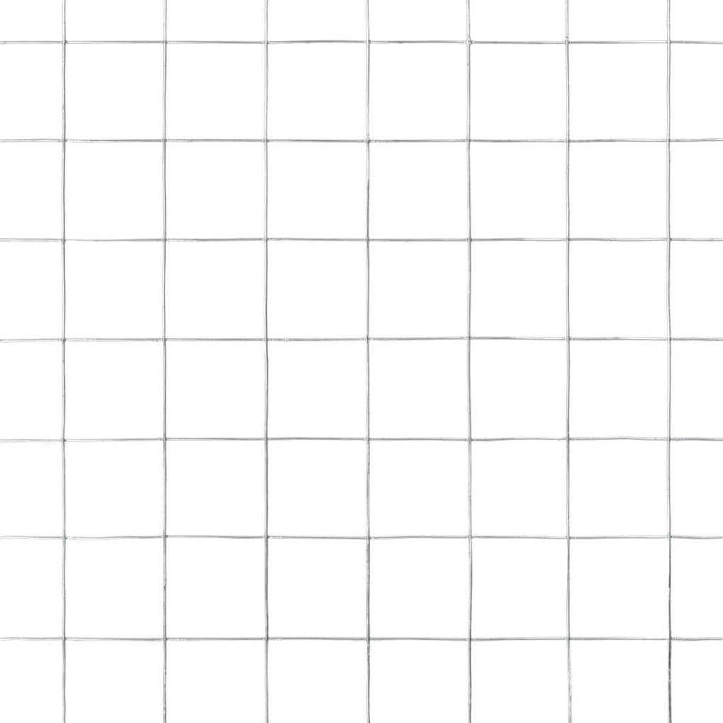 Pletivo ke kurníku pozinkovaná ocel 10 x 0,5 m stříbrné 143611