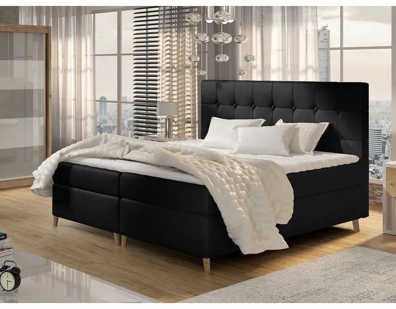 Kontinetální postel Crete, Rozměr postele: 120 x 200 cm, Barva:: Magic Velvet 2257