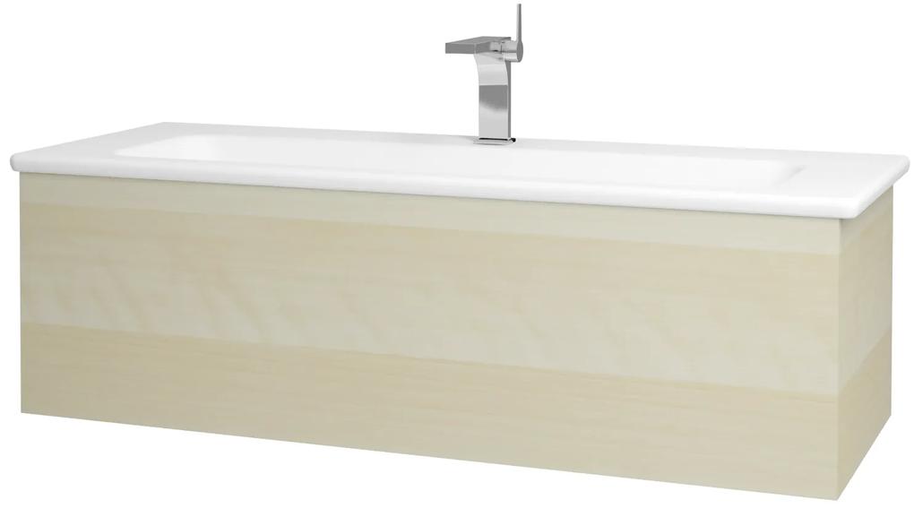 Dřevojas Koupelnová skříň VARIANTE SZZ 120 (umyvadlo Euphoria) Varianta: N01 Bílá lesk / N08 Cosmo