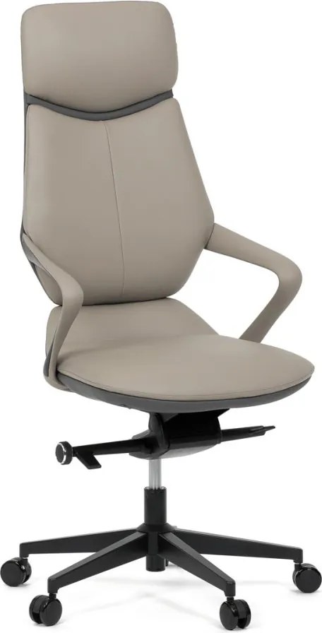 Kancelářské křeslo KA-T8426 GREY, houpací mechanismus, šedá ekokůže (59 x 63) cm