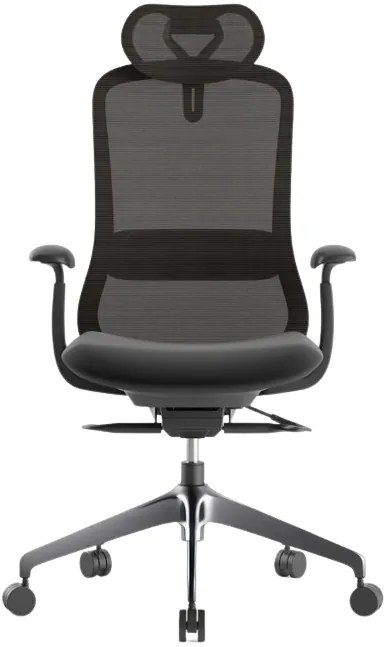 MERCURY Ergonomická kancelářská židle UNO - černá síťovina