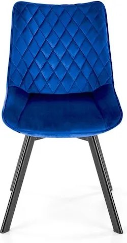 Jídelní otočná židle Halmar K520 tmavě modrá