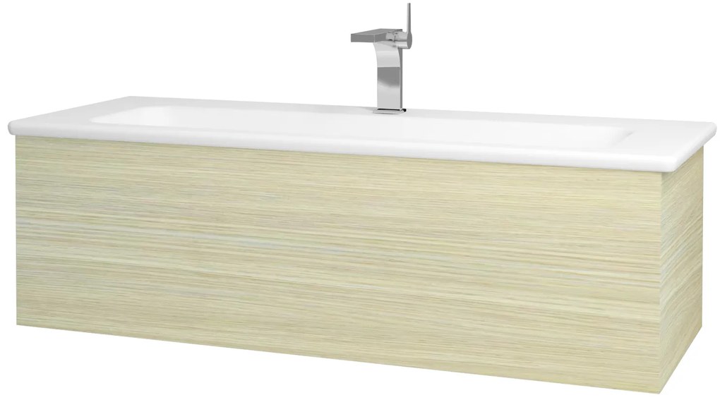 Dřevojas Koupelnová skříň VARIANTE SZZ 120 (umyvadlo Euphoria) Varianta: N01 Bílá lesk / D05 Oregon