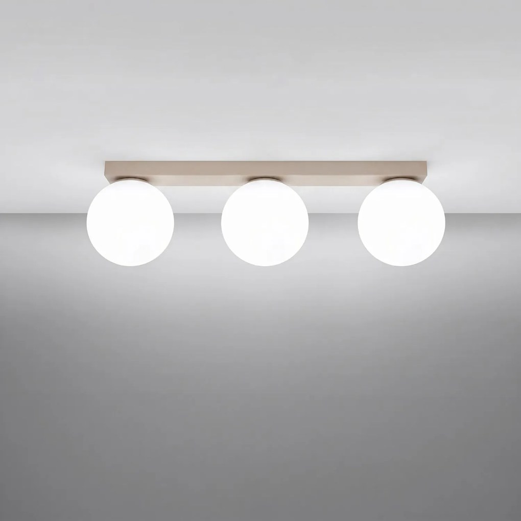 Sollux Lighting Stropní svítidlo YOLI 3 taupe