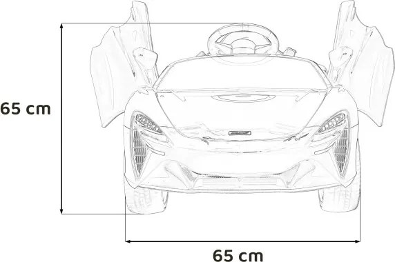 Dětské elektrické autíčko McLaren Artura 4×4 modré