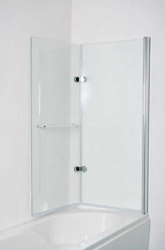 Arttec CHROME CLEAR 120 - 121,5 x 140 cm PAN01039 vanová zástěna