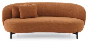 Lunam  sofa Curly cihlová Kartell