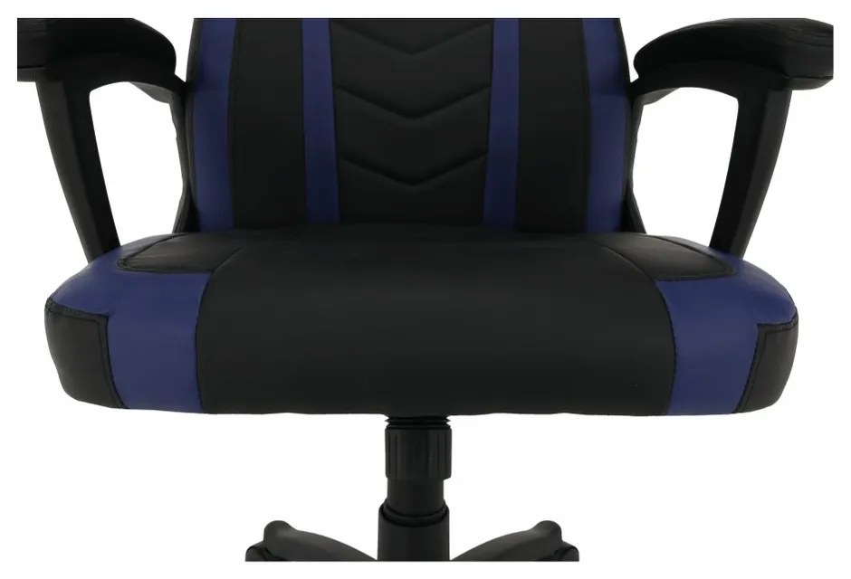 Tempo Kondela Herní židle Agena, černá/modrá