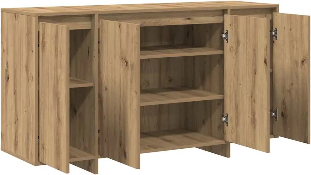 Servírovací skříň Artisanový dub 135 x 41 x 75 cm 3333894