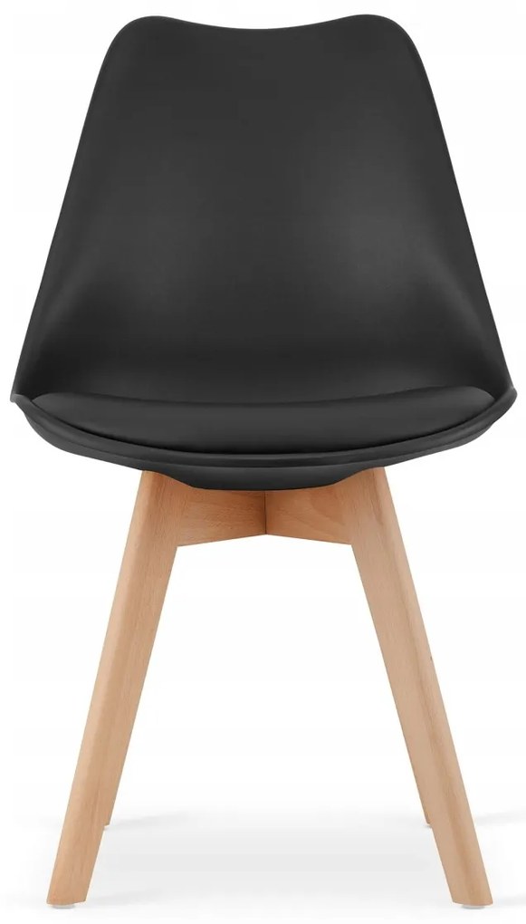 ARCHIV Jídelní set 1 + 4, stůl ADRIA 120x80cm bílý + židle BALI MARK černá
