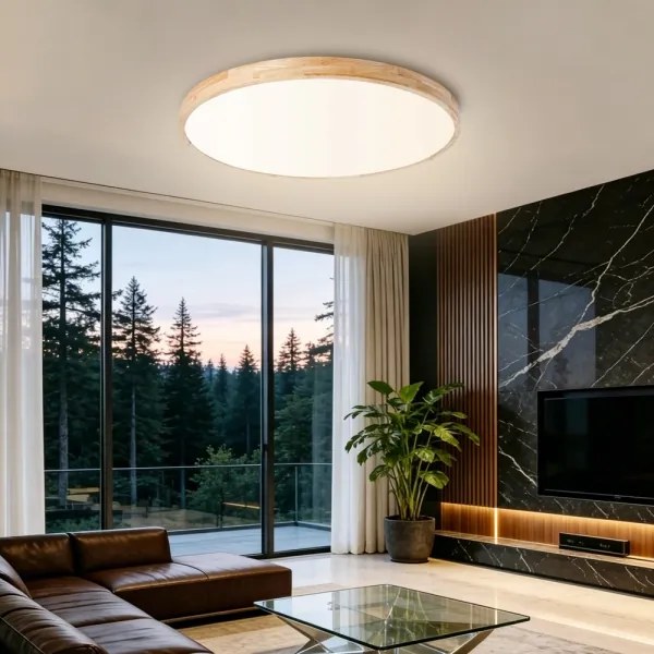 BRILAGI - LED Stmív. svítidlo WOODLINE LED/100W/230V 3000-6000K dub pr. 80 cm+DO