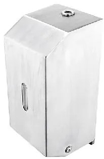 Nimco - Nástěnný zásobník tekutého mýdla, 800 ml, broušená nerez HPM 27031-MS-10