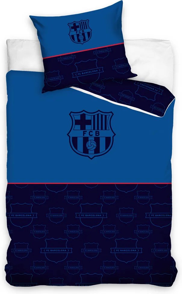 Fotbalové povlečení FC Barcelona Only Blue