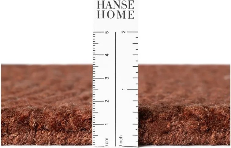 Ručně tkaný vlněný koberec v cihlové barvě 80x150 cm Calmio – Hanse Home