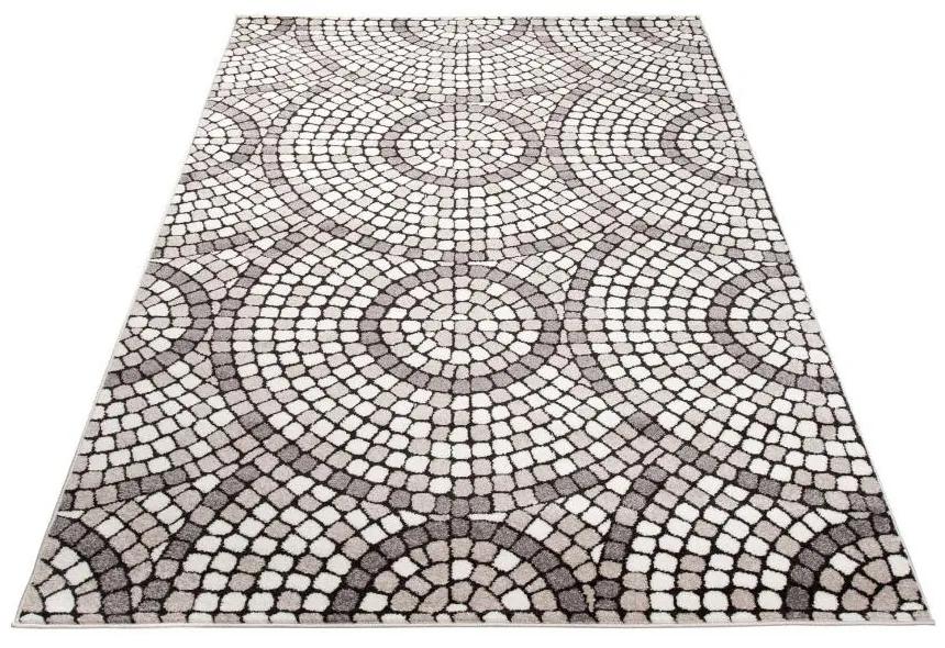Kusový koberec Mozaika krémově hnědý 240x340cm