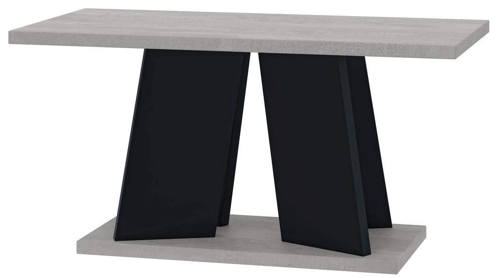Konferenční stolek Mulnu (světle šedá + černá). 1055220