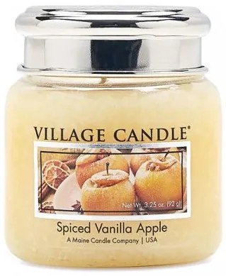 VILLAGE CANDLE Vonná svíčka - Pečené vanilkové jablko Doba hoření: 105 hodin