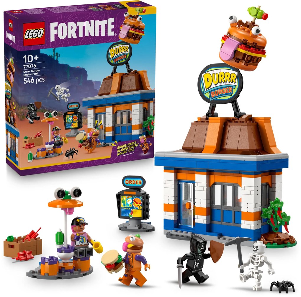 Lego fortnite 77076 restaurace durrr burger 5702017824291
