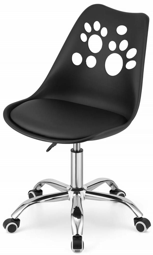Černá kancelářská židle PRINT