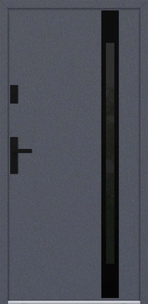 FM Turen - Feldmann & Mayer FM turen ATU68 M24 - blackline Orientace dveří: Levé, otevírání dovnitř, Dekor: Ořech, Standardní rozměr dveří včetně rámu: 100 cm x 200 cm - vnější rozměr rámu