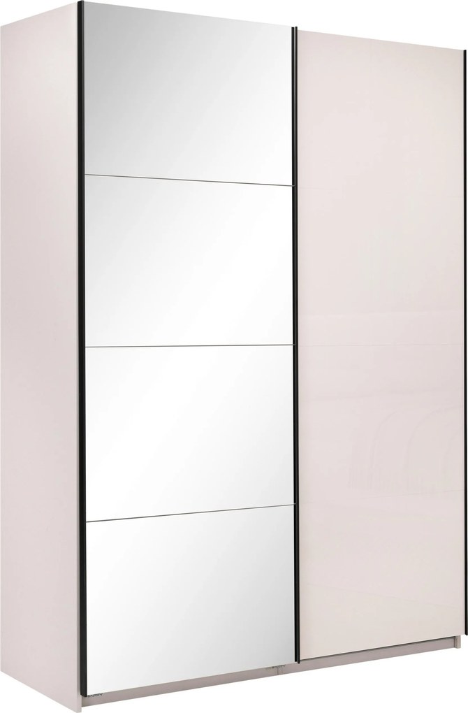 XXXLutz ŠATNÍ SKŘÍŇ S POSUVNÝMI DVEŘM, kašmírová, 150/210/62 cm P & B - Šatní skříně - 000885000907