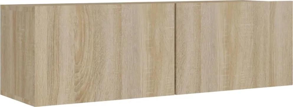 vidaXL 8dílný set TV skříněk kompozitní dřevo [3114239] Barva: bílá s vysokým leskem