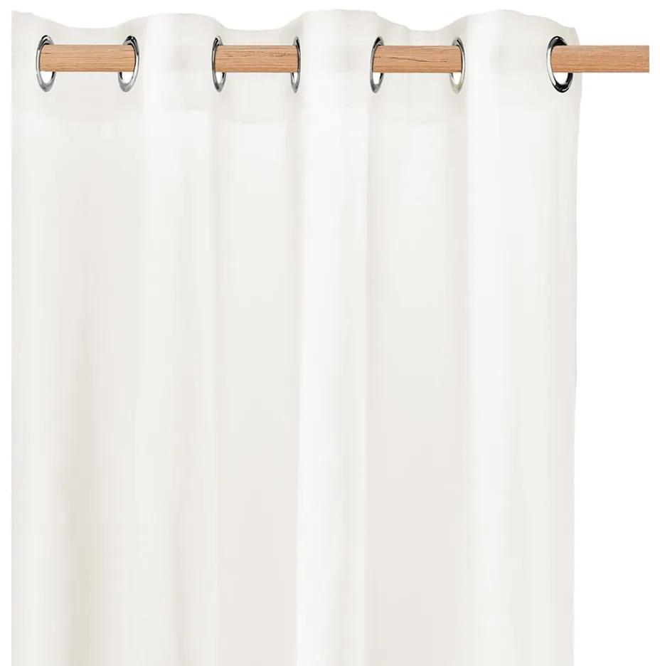 Room99 Záclona na kroužcích Novelia Barva: Bílá, Velikost: 350 x 250 cm