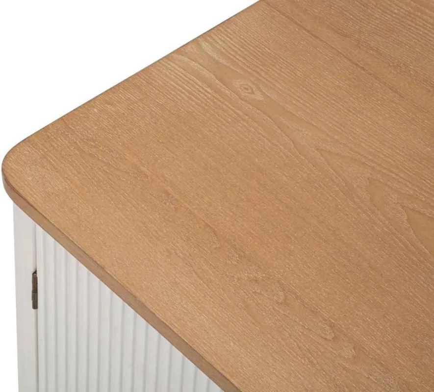 Designový TV stolek Gerlinde 117 cm bílý
