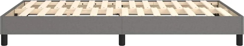 Rám postele s boxspringem tmavě šedá 120 x 200 cm textil 3120501