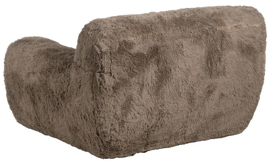 Hnědé křeslo Teddy – Ixia
