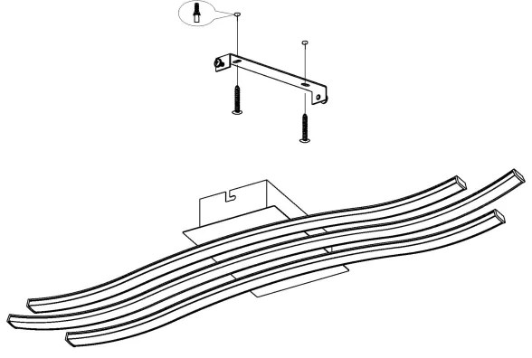Eglo 99321 - LED Stropní svítidlo RONCADE LED/21W/230V