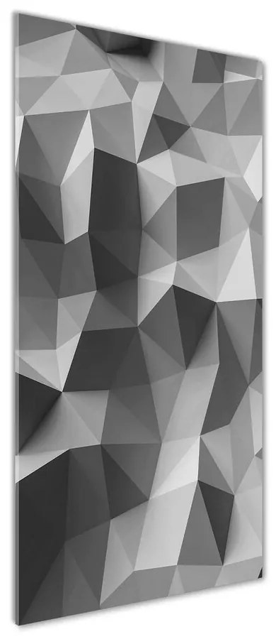 Wallmuralia Fotoobraz na skle Abstrakce trojúhelníky 50x125 cm