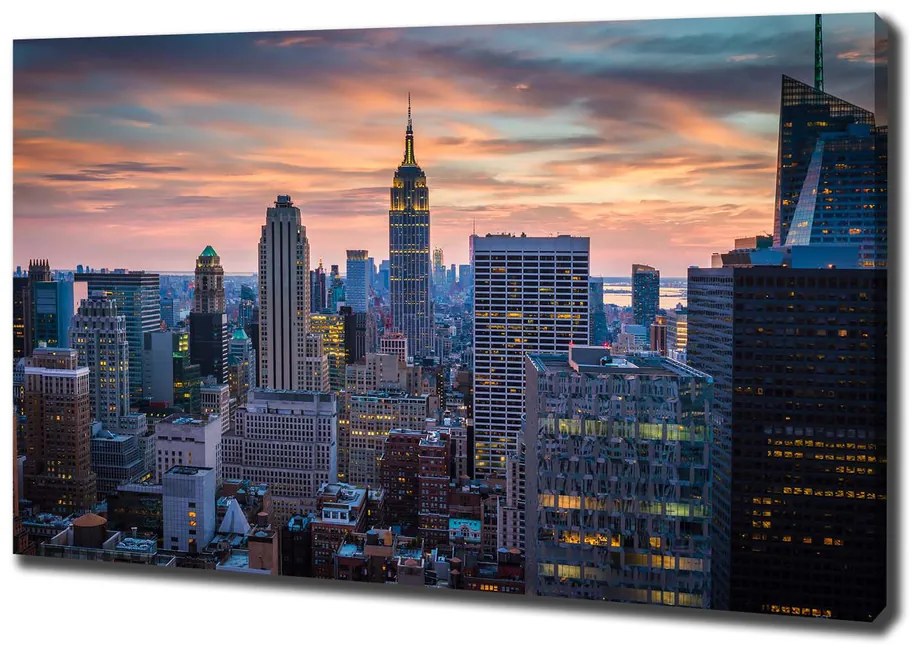 Wallmuralia Foto obraz na plátně do obýváku Manhattan New York 100x70 cm