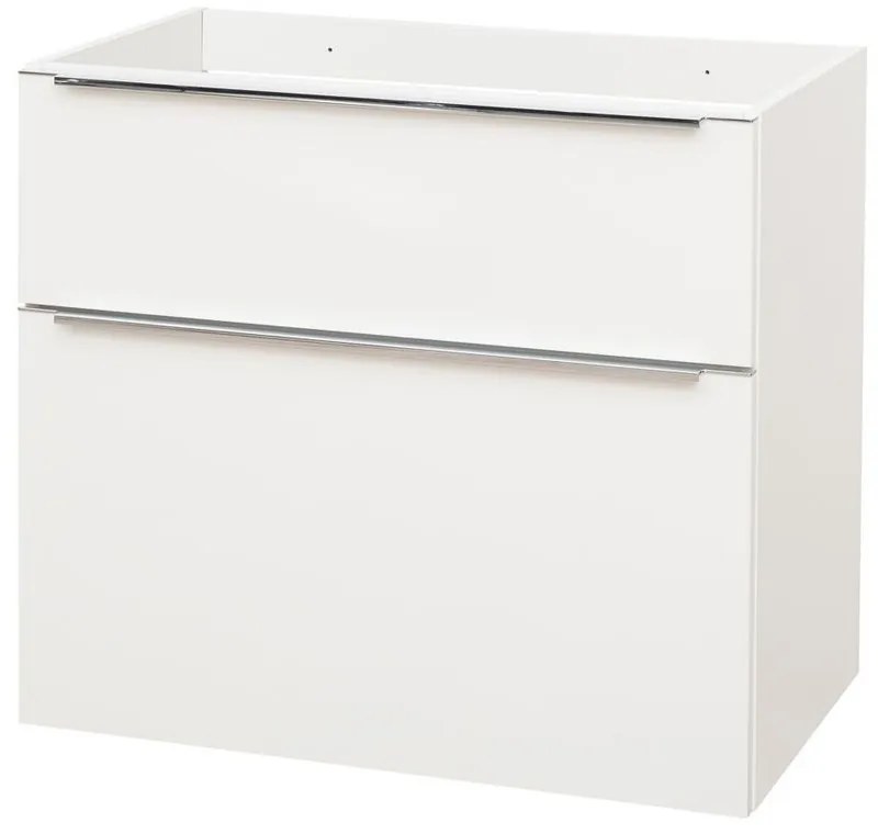 Mereo Mereo, Mailo, koupelnová skříňka 81 cm, bílá, dub, antracit, CN511S