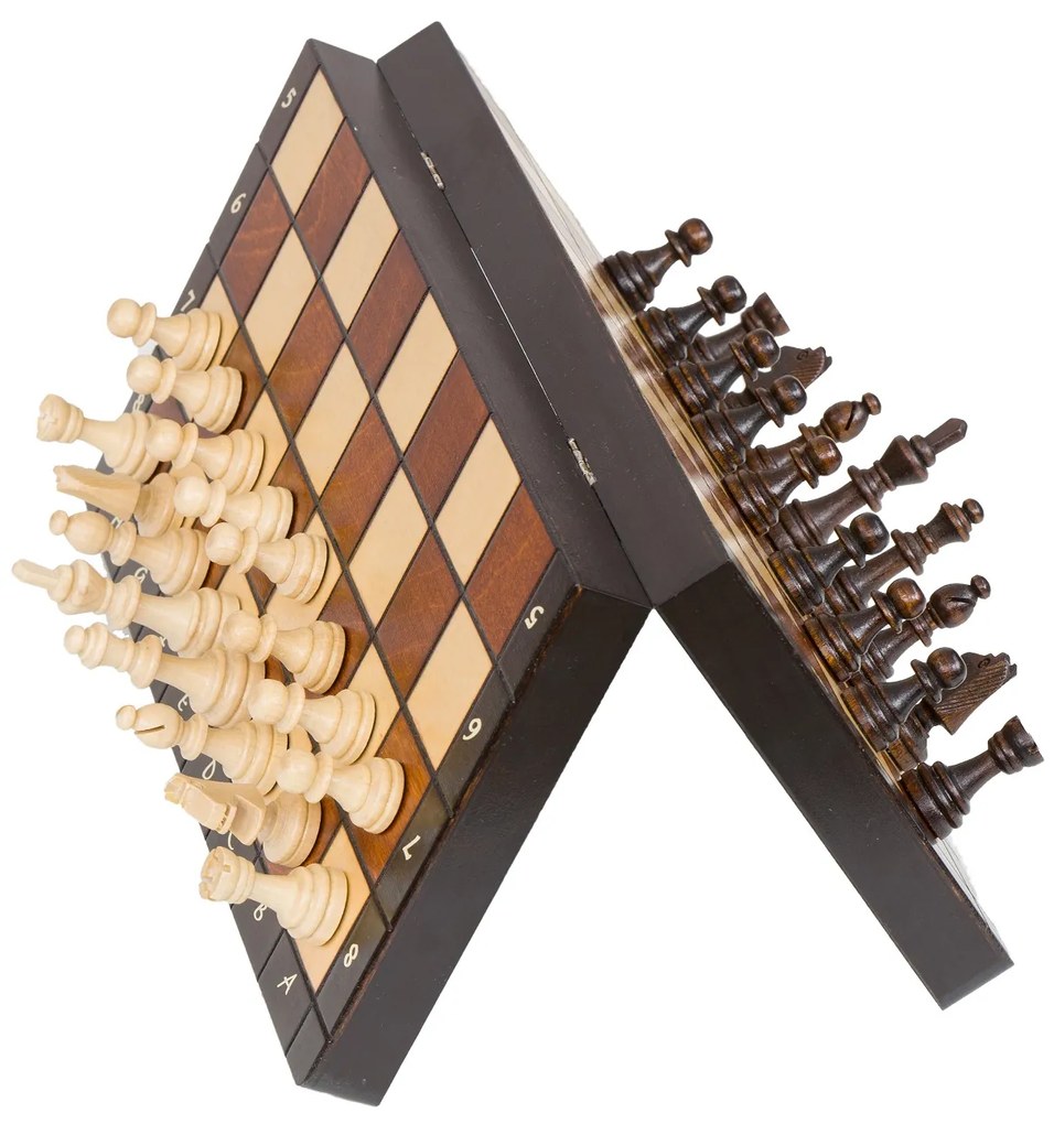 Drewmax GD375 dřevěné magnetické šachy