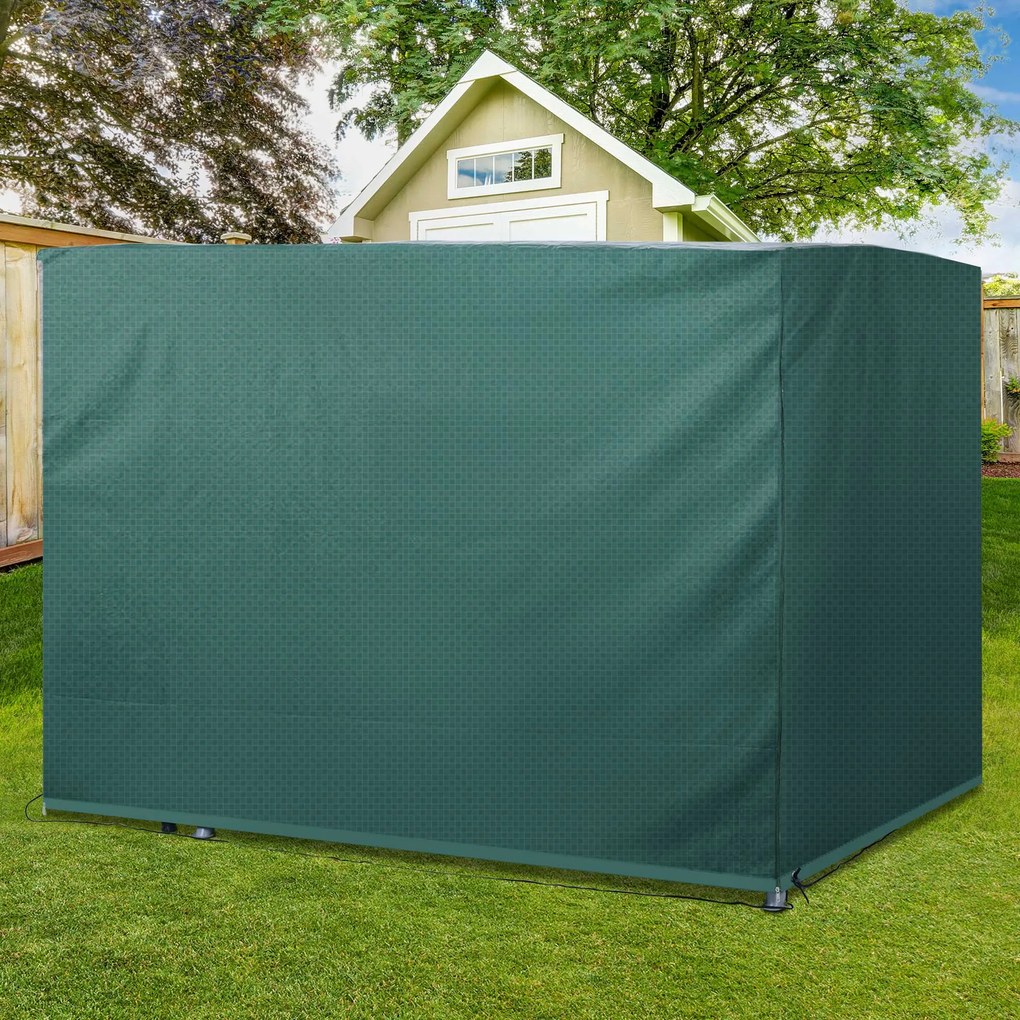 Ochranná plachta Outsunny® nepromokavá s UV ochranou 215x155x150cm pro nábytek a zahradu | Aosom.de