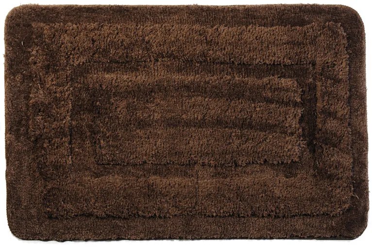 SAPHO JUWEL předložka 60x90cm s protiskluzem, polyester, hnědá ( 758308 )