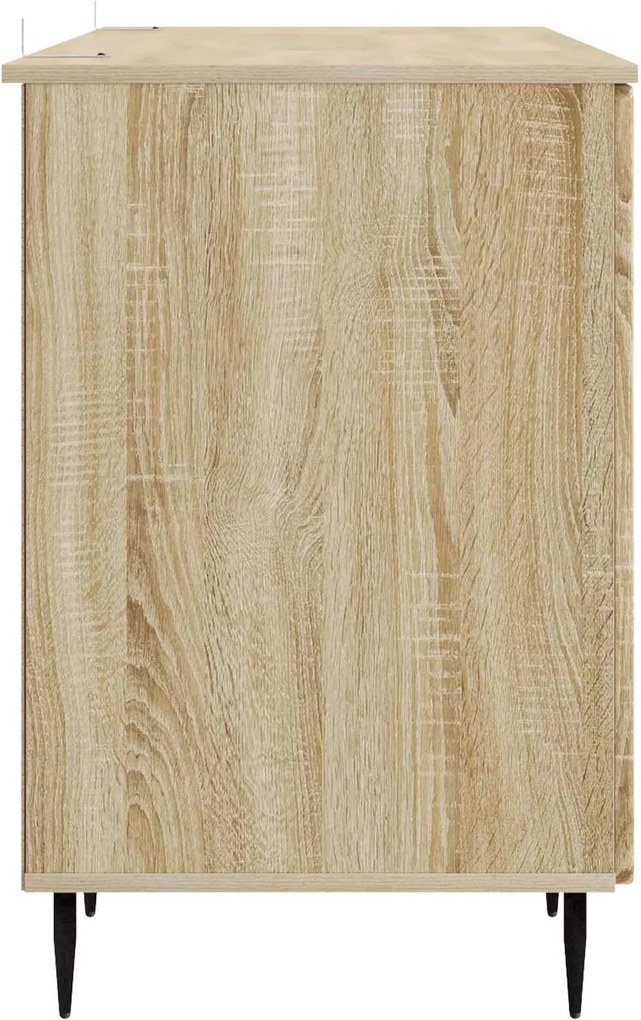 Stůl s policí Dub sonoma 142,5 x 50 x 75 cm Kompozitní dřevo 3414587